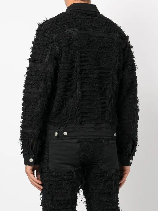 1017 Alyx 9sm Frayed Denim Jacket