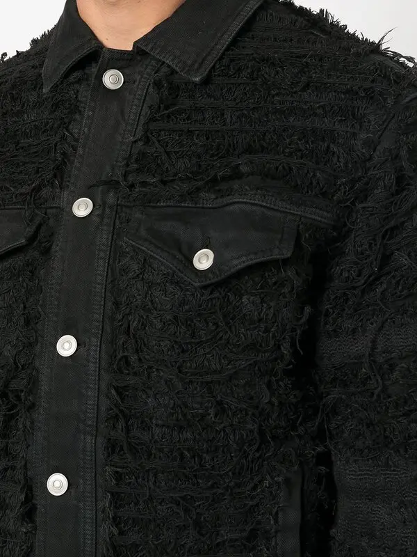 1017 Alyx 9sm Frayed Denim Jacket