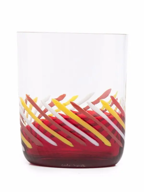 CARLO MORETTI Bora Striped Glass - White