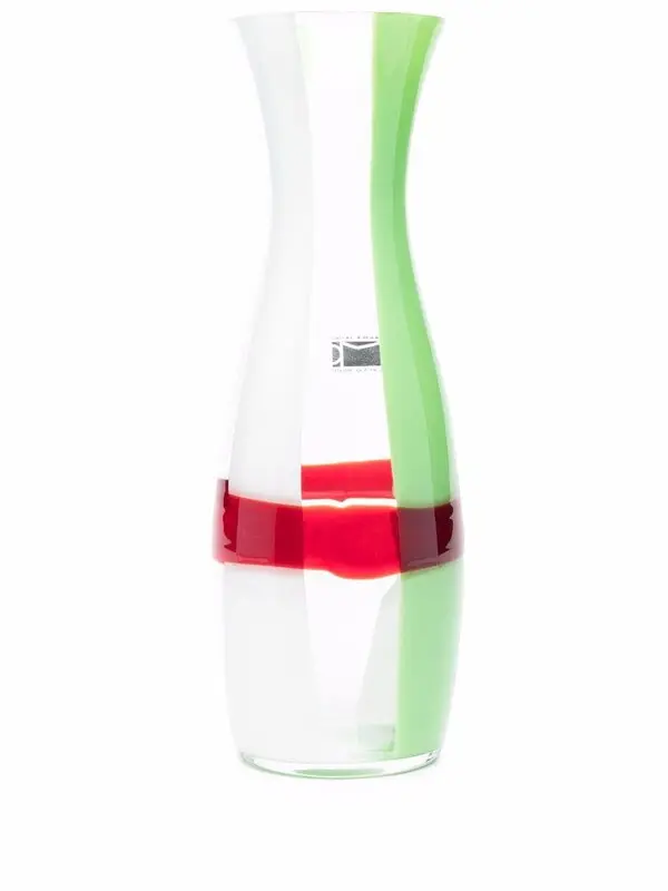 CARLO MORETTI Two-tone Sapphire Glass Decanter - White
