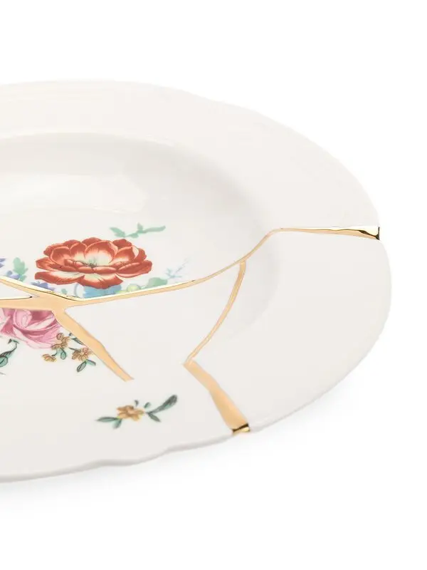SELETTI Floral Print Bowl