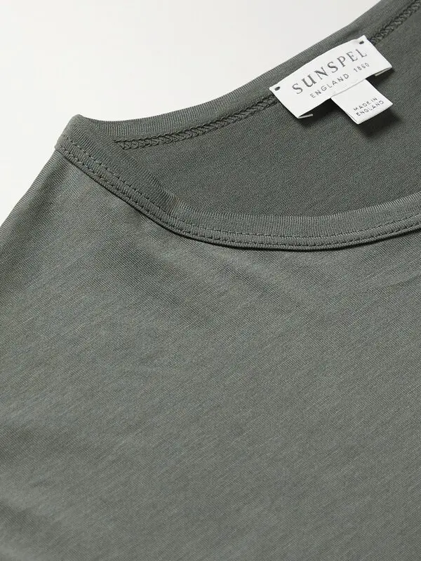 Sunspel Slim-fit Cotton-jersey T-shirt S