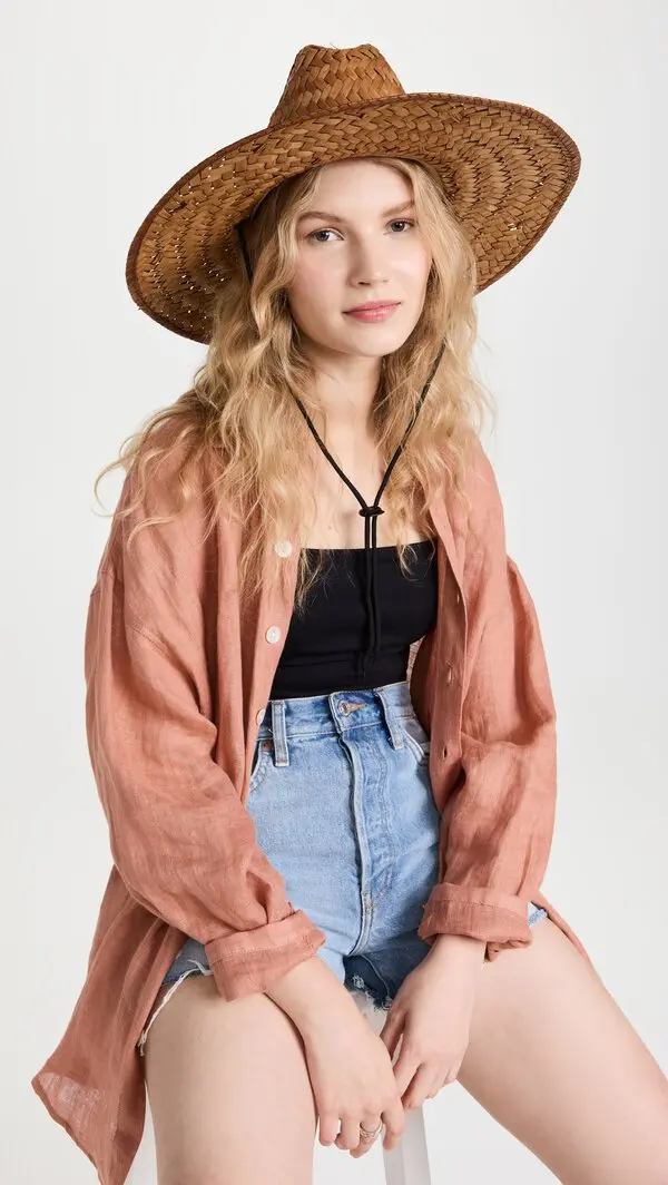 Brixton Bells Straw Sun Hat