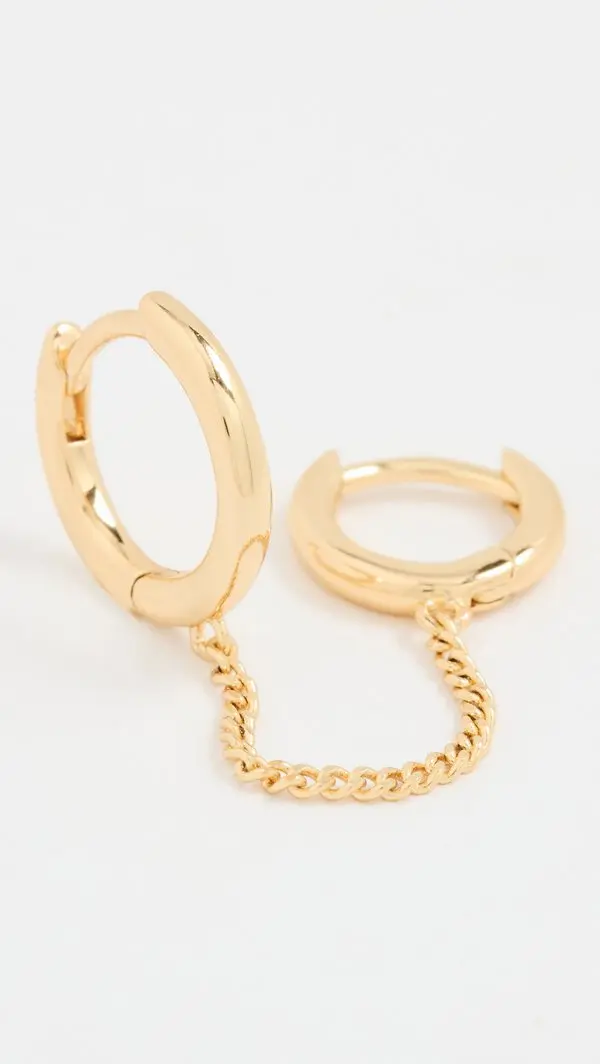 Gorjana Lou Double Huggie Earrings