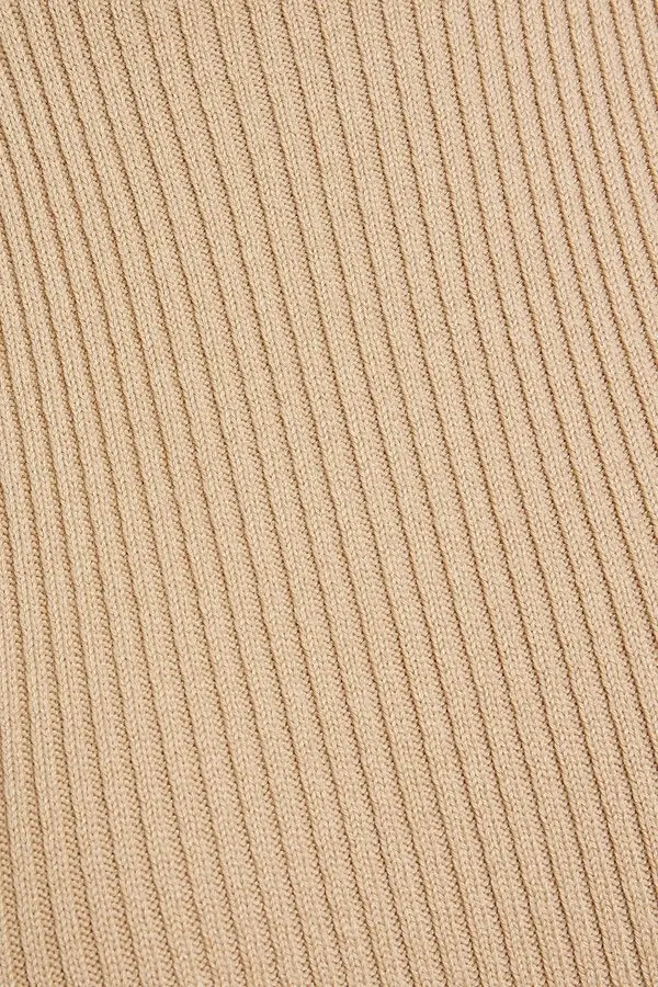 Monrow Ribbedknit Midi Dress