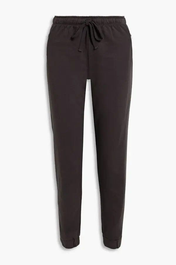 Monrow Cottonfleece Track Pants - Charcoal
