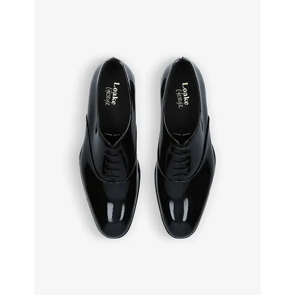 LOAKE Patent Leather Oxford Shoes