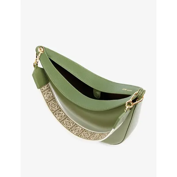 Loewe Luna Anagram-embossed Leather Shoulder Bag
