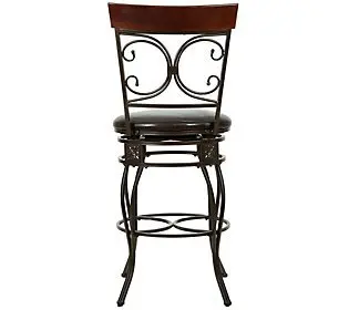 POWELL Home Fashions Double Scroll Design Troug Hton Barstoool
