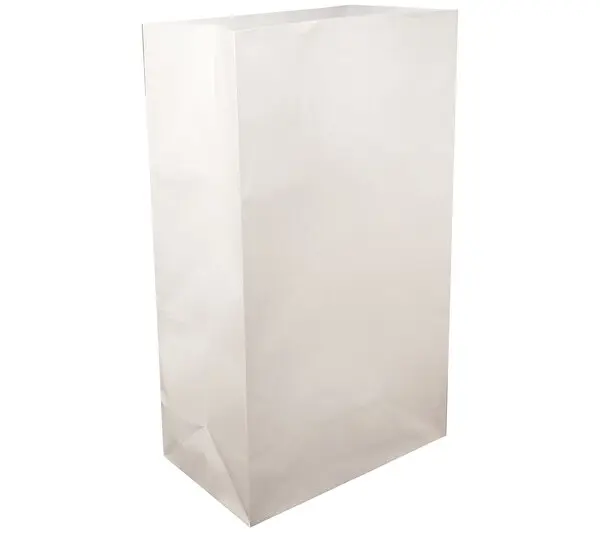 LUMABASE 100 White Paper Luminaria Bags - One-color