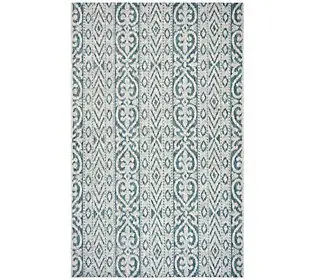 OX BAY TRADING CO. Ox Bay Entwined Geometric Indoor/outdoor Sun Sh Ower Rug 5'x8 - One-color