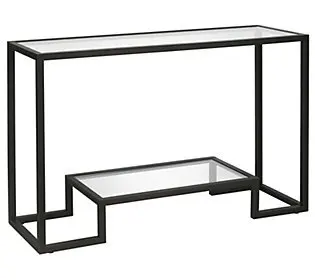 HUDSON&CANAL Hudson & Canal Athena 47.75' Console Table With Bottom Shelf - One-color