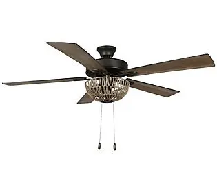 RIVER OF GOODS 52'w Rope Led Ceiling Fan - One-color
