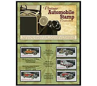 AMERICAN COIN TREASURES Vintage Automobile Stam P Collection - One-color