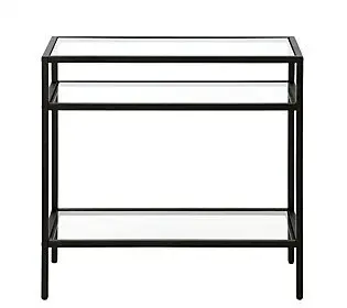 HUDSON&CANAL Hudson & Canal Sivil Rectangular Side Table Wit Lower Shelf