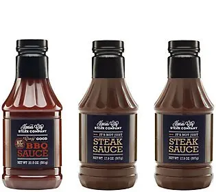 KANSAS CITY STEAK Co. 3 Pack Of Steak Sauces - One-color
