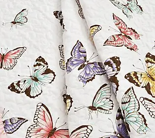 LUSH DECOR Flutter Butterfly Throw By