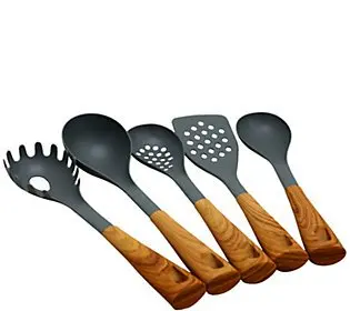OSTER Everwood Kitchen 5-piece Nylon Tools Set - One-color