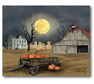 COURTSIDE MARKET Harvest Moon 16x20 Canvas Wall Art - One-color