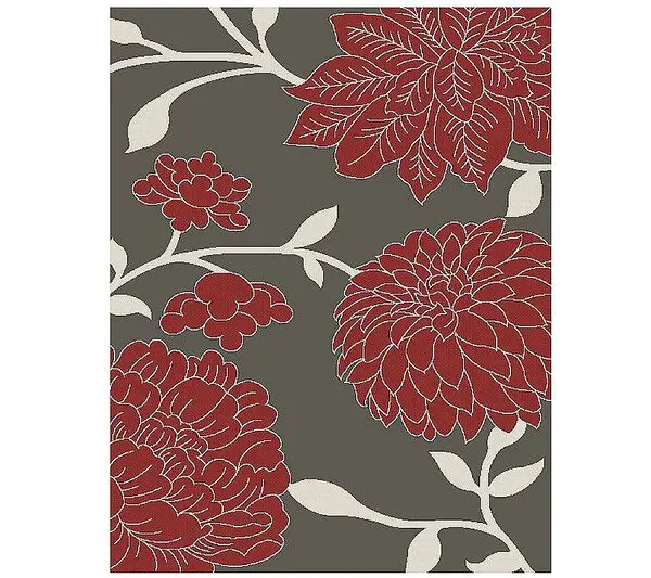 SAFAVIEH Floral 4' X 5'7' Indoor/outdoor Rug - One-color