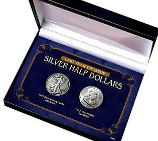 AMERICAN COIN TREASURES Last Year Of Issue Of T Wo Silver Half - One-color