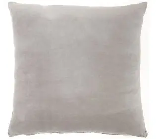 MINA VICTORY Solid Velvet 20 X 20 Throwpillow - One-color