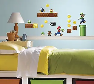 ROOMMATES Nintendo Super Mario Peel & Stick Wal L Decals