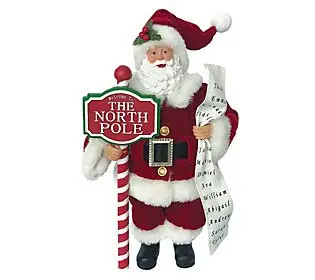 SANTA'S WORKSHOP 12' North Pole Claus - One-color