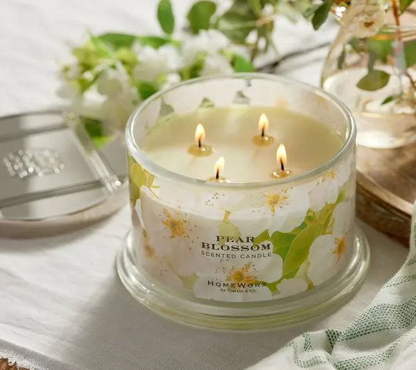 HOMEWORX BY SLATKIN + CO. Homeworx Slatkin & Co. Pear Blossom 18oz Candle - One-color