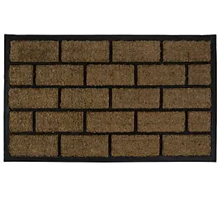 NORTHLIGHT Brown & Black Brick Rectangular Door At 18' X 29.5