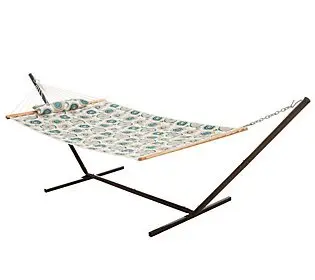 CASTAWAY LIVING 45' Multi-colored Quilted Hammock Combo With Pi Low And Stand - One-color
