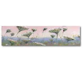 COURTSIDE MARKET Queen Anne's Lace 6' X 24' Woo Den Panel - One-color