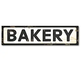 COURTSIDE MARKET Bakery 6' X 24' Wooden Panel - One-color