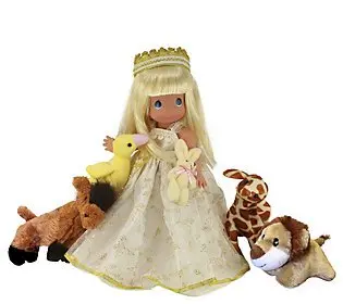 PRECIOUS MOMENTS 12' A Small Child Shall Lead T Hem Doll - One-color