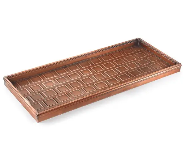 GOOD DIRECTIONS Squares Boot Tray Copper Finish Good Directi Ons - One-color
