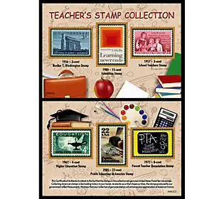 AMERICAN COIN TREASURES Teacher's Stamp Collect Ion - One-color
