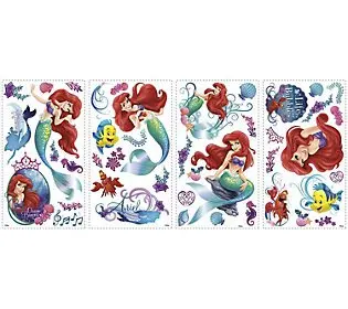 ROOMMATES The Little Mermaid Peel & Stick Wall Decals - One-color