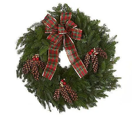 VALERIE PARR HILL 32' Country Deluxe Wreath Valerie Del. Week 2/15 - One-color