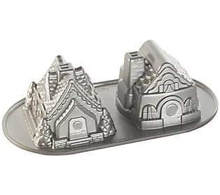 NORDICWARE Gingerbread House Duet Pan & Offset Spatula Set