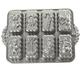 NORDICWARE Holiday Mini Loaf Pan & Storage Bag Set