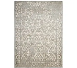 NOURISON HOME Euphoria Grey 6'7' X 9'6' Area Rug - One-color