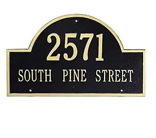 WHITEHALL Personalized Arch Marker Estate Wall - One-color