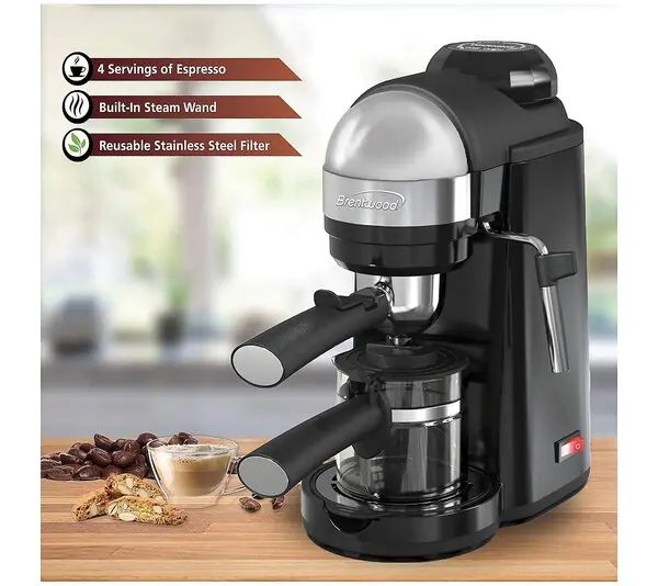 BRENTWOOD Espresso And Cappuccino Maker