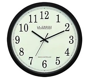 LA CROSSE 14' Radio Controlled Analog Clock - One-color