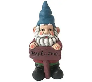 SANTA'S WORKSHOP Swi 8' Cement Welcome Gnome - One-color