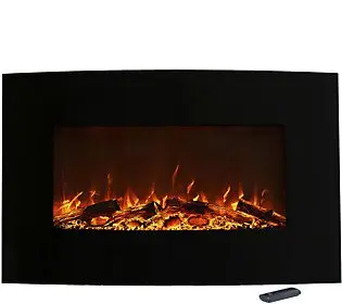 NORTHWEST 36' Curved Color Changing Fireplace
