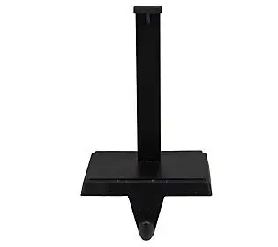 NORTHLIGHT 6.75' Black Stocking Holder With Orn Ment Hanger - One-color
