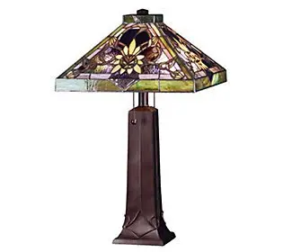 MEYDA Tiffany Style 22'h Solstice Table Lamp - One-color
