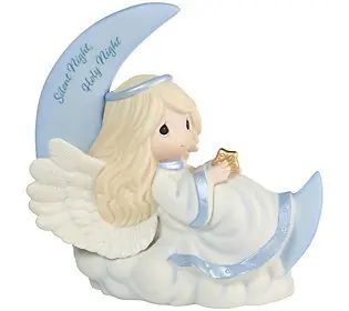 PRECIOUS MOMENTS Silent Night, Holy Night Angel Figurine - One-color