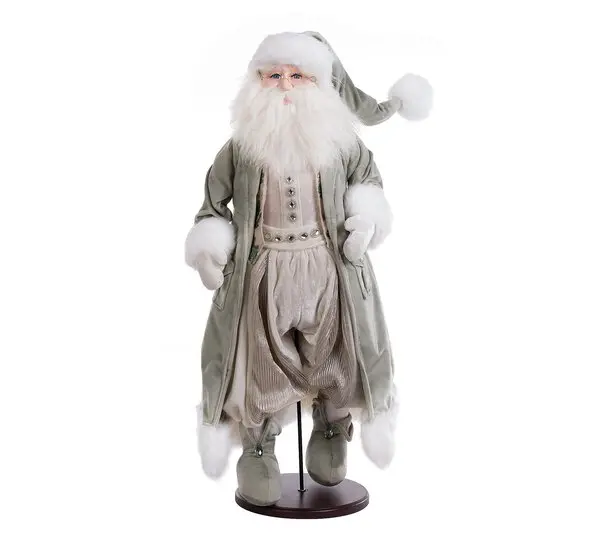 VICKERMAN 28' Jewel-tide Greet Santa Doll With Tand - One-color
